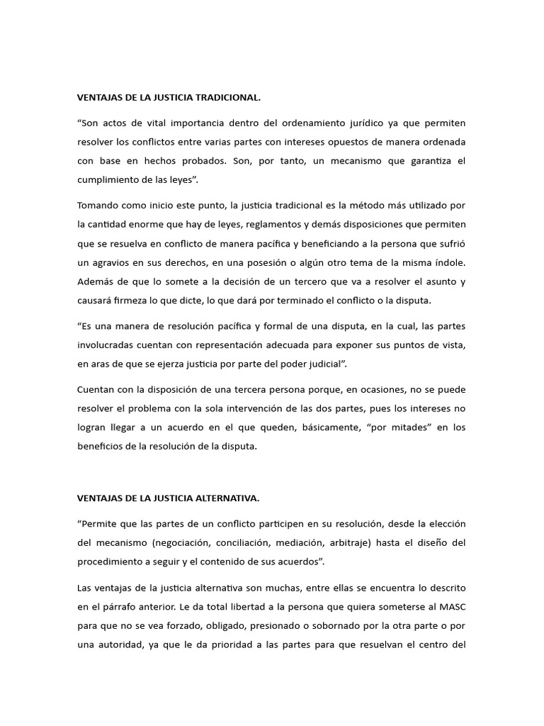 Justicia Tradicional y Alternativa Comparativa | PDF | Justicia | Crimen y violencia