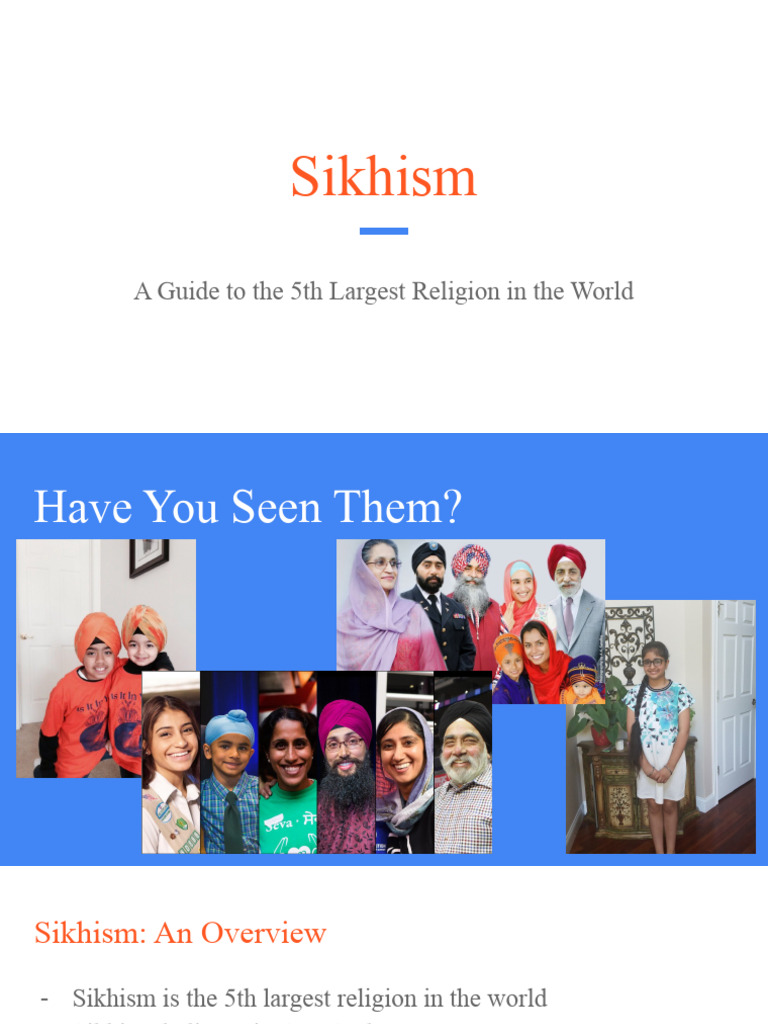 Sikhism-Presentation ? | PDF | Guru Granth Sahib | Indian Religions
