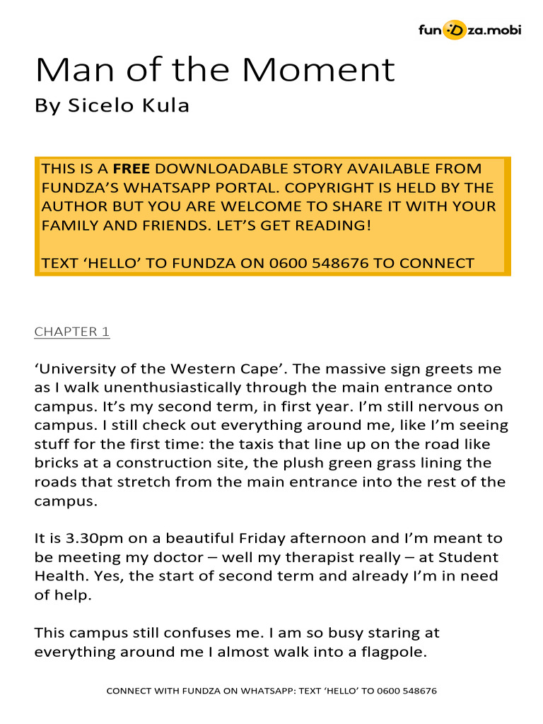 WA - Downloadable - Man of The Moment | PDF