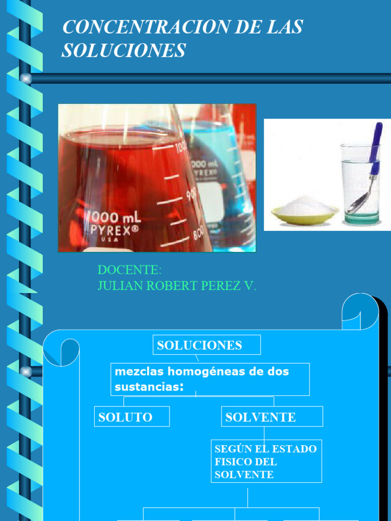 4) CONCENTRACION DE LAS SOLUCIONES - QUIMICA ANALITICA (2) (1) | PDF | Concentración | Solubilidad