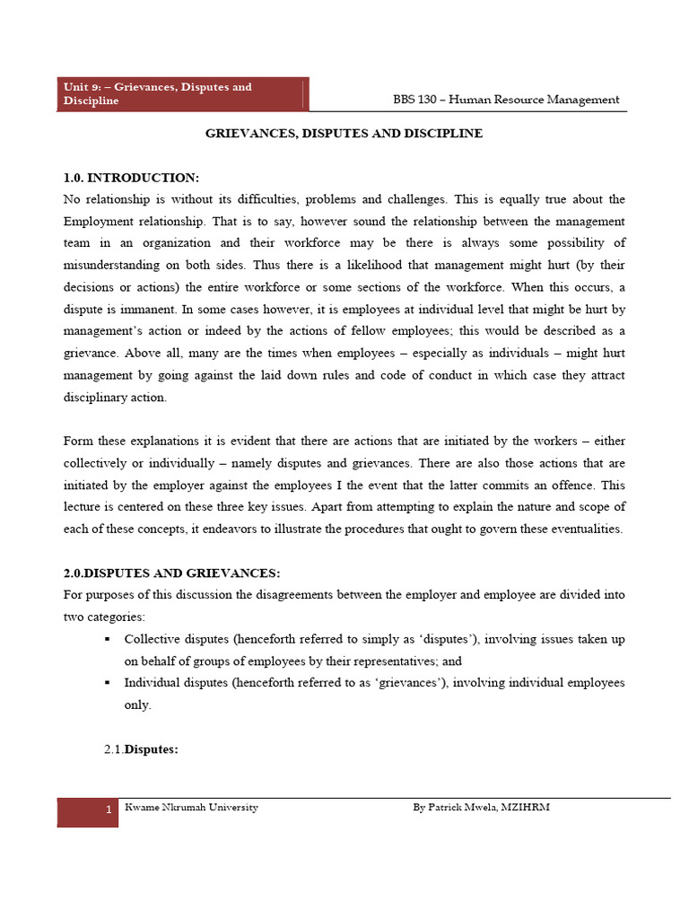 9 Disicpline | PDF | Mediation | Alternative Dispute Resolution