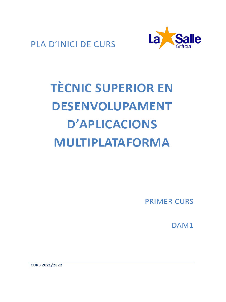 PIC DAM1 Curs 2021 2022 | PDF