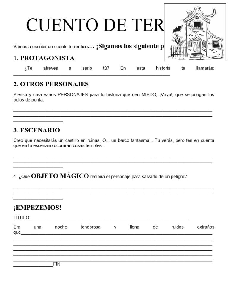 Guía para Crear un Cuento de Terror | PDF