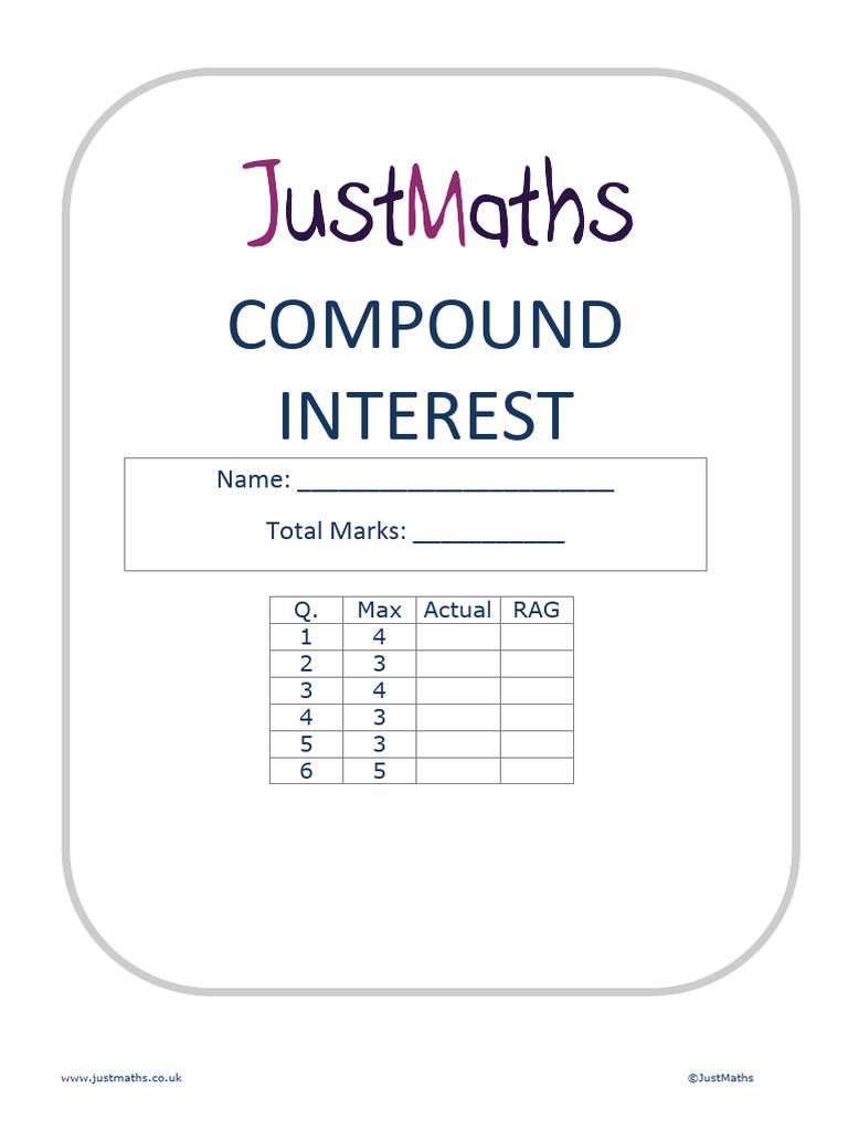 Compound Interest Download Free Pdf Money Financial Services