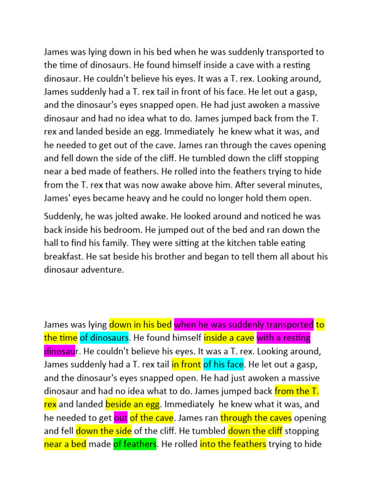 Prepositional Phrases Tekst | PDF