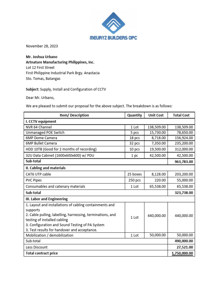 Artnature CCTV Quote-OmarJimenez | PDF | Computing | Business