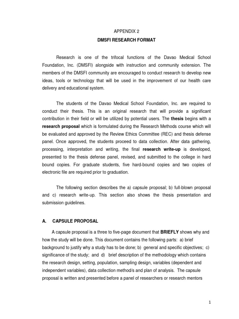 DMSFI Research Proposal Guidelines | PDF | Sampling (Statistics) | Hypothesis