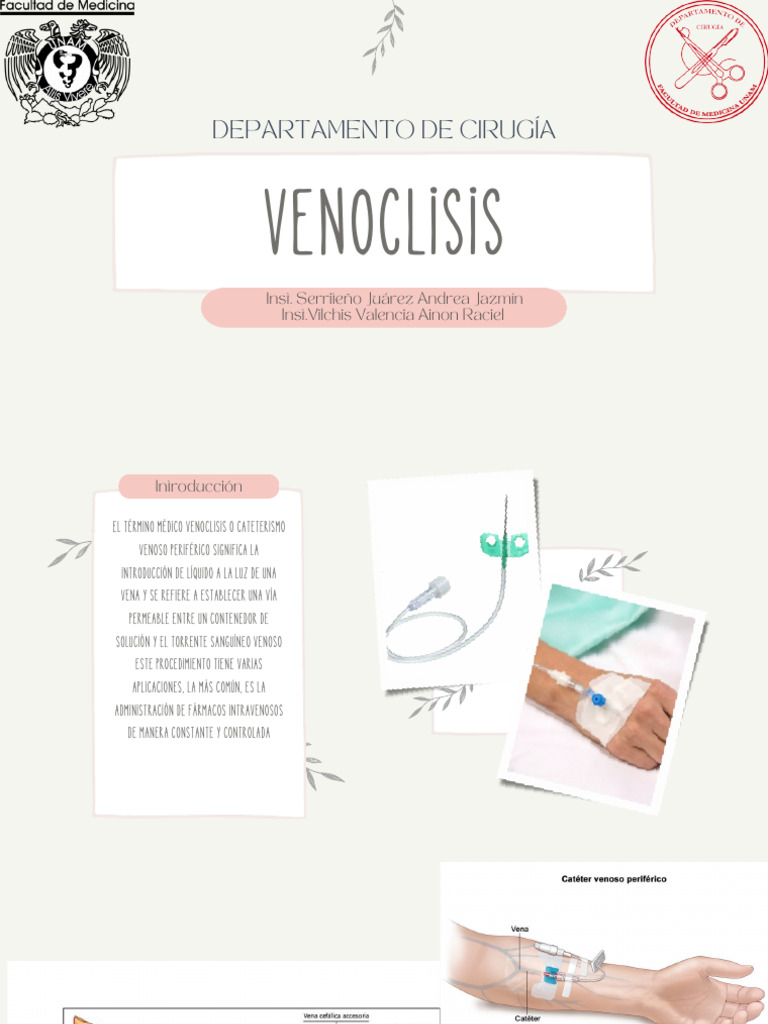 Venoclisis Presentacion | PDF | Cuidado de la salud | Medicina CLINICA