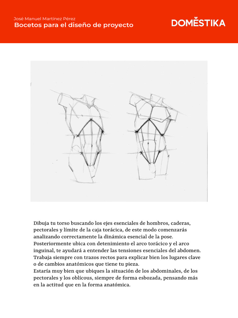 U2 - 01 - Bocetos de Diseño Del Proyecto | PDF | Abdomen