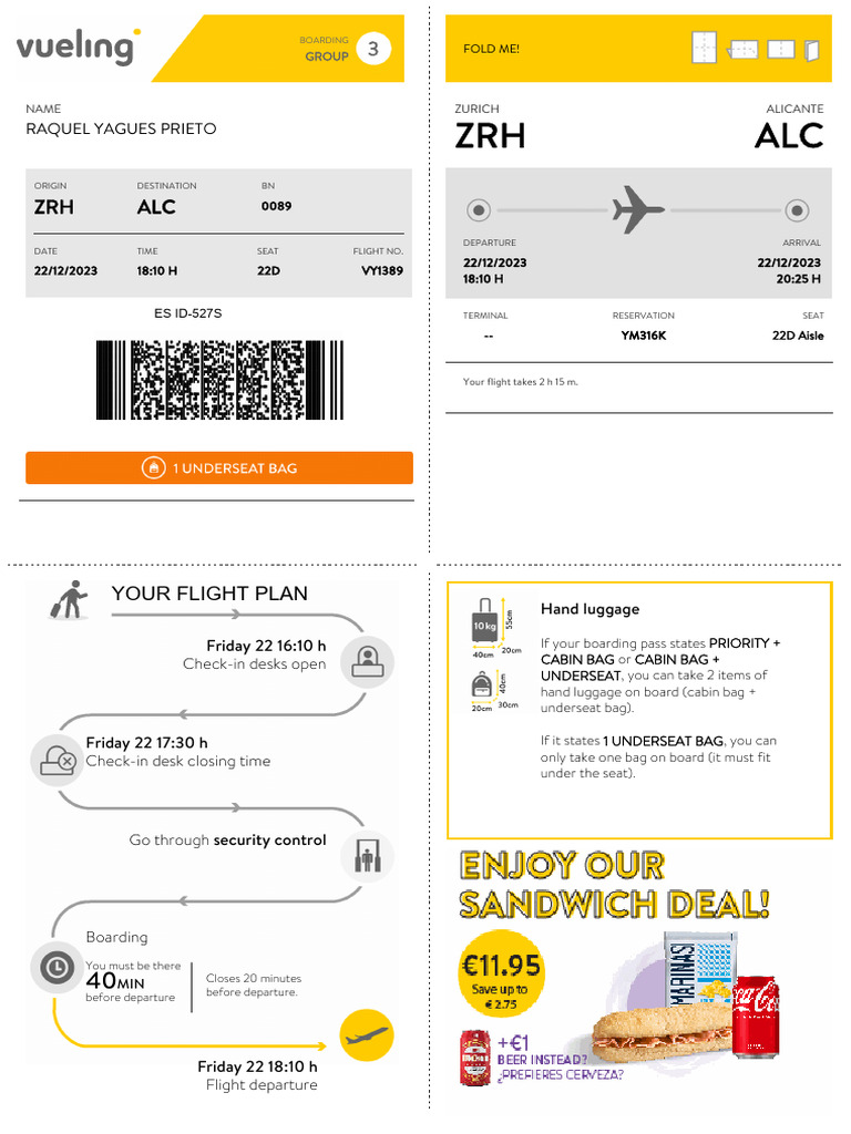 Vuelo | PDF | Baggage | Aviation