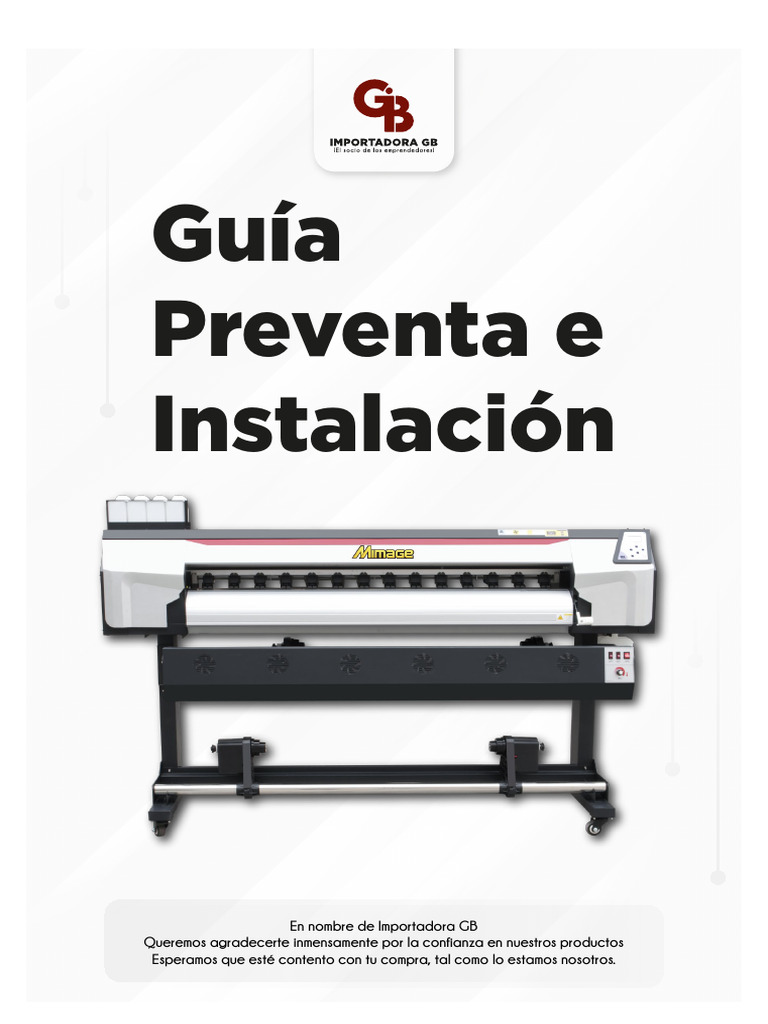 Instalación Plotter Army Jet | PDF | Rodamiento (Mecánico)