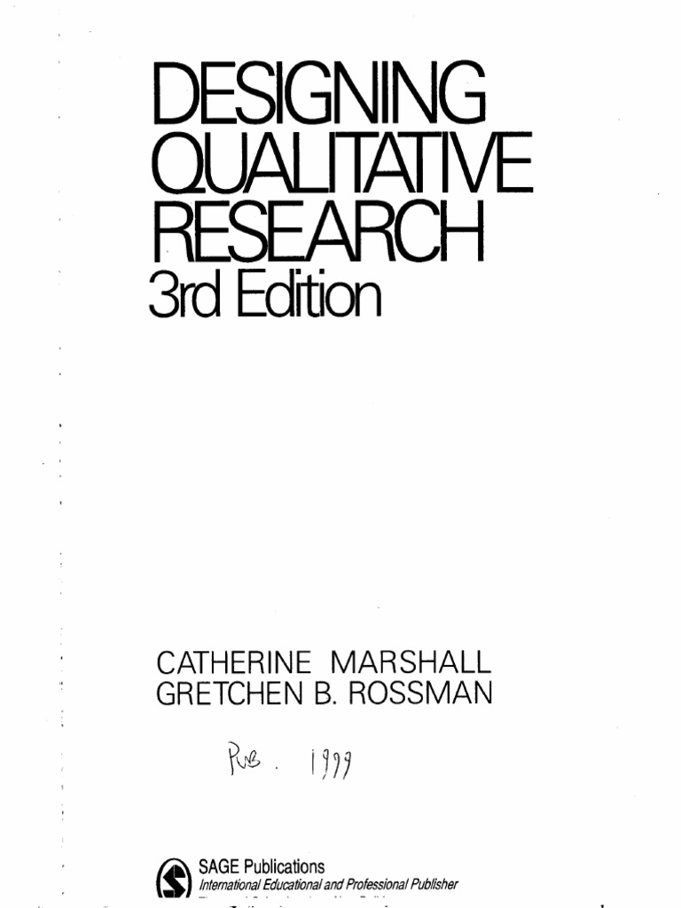 Lectura 5 Marshall y Rossman | PDF