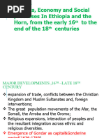 History of Ethiopia & The Horn Unit 3 | PDF