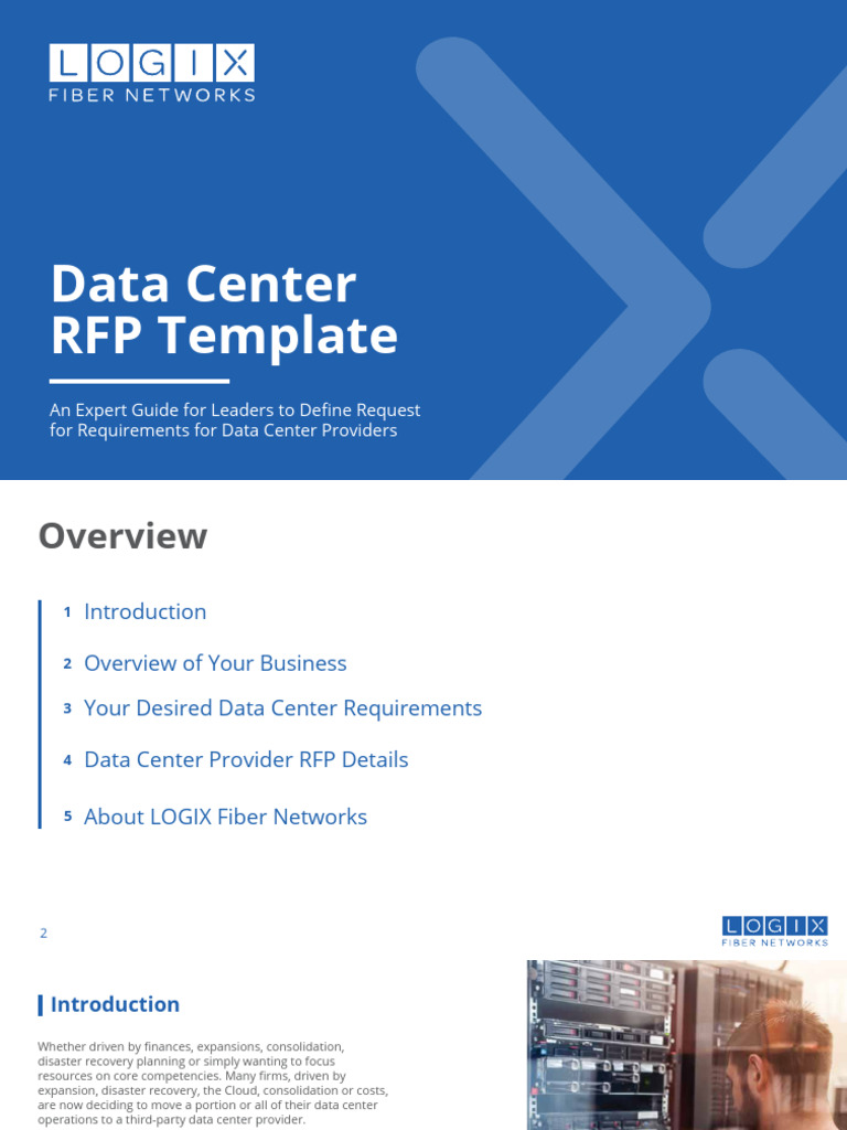 Data Center RFP Template | PDF | Data Center | Request For Proposal