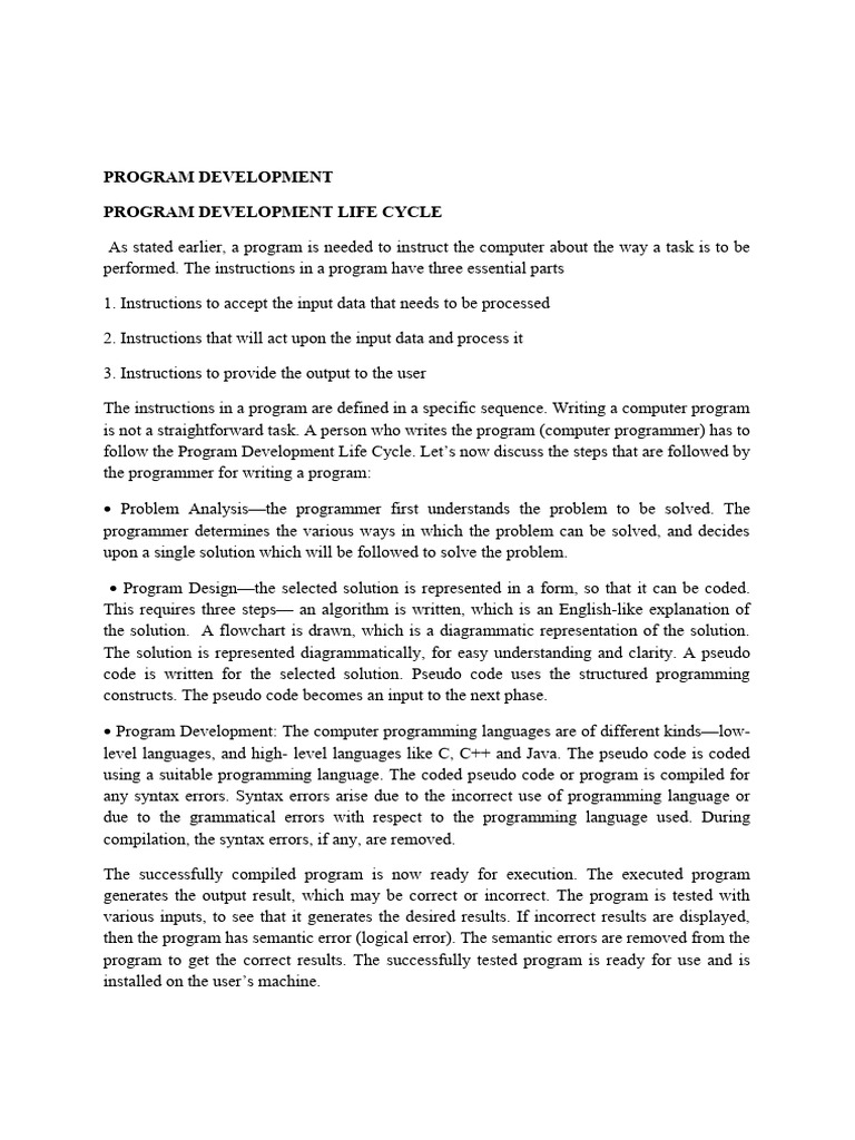 FUNDAMENTALS UNIT 3y | PDF | Computer Programming | Programming FUNDAMENTALS UNIT 3y | PDF | Computer Programming | Programming