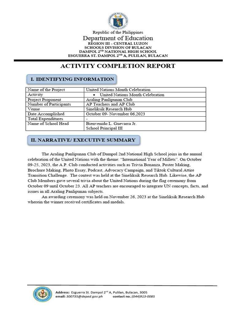 Acr-Un Month 23 | PDF