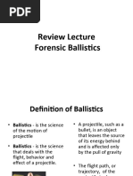Forensic Ballistics Overview | PDF | Ballistics | Forensic Science