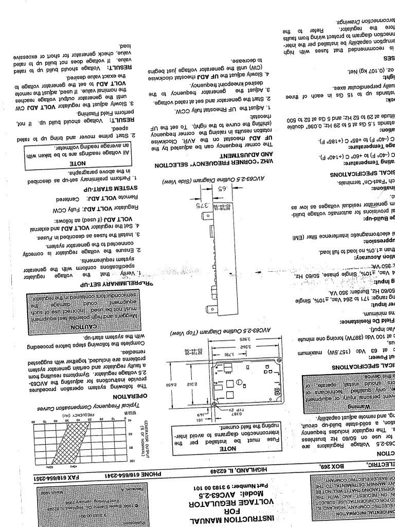 Esquema Avc 63 2,5 (1) HIMOINSA | PDF