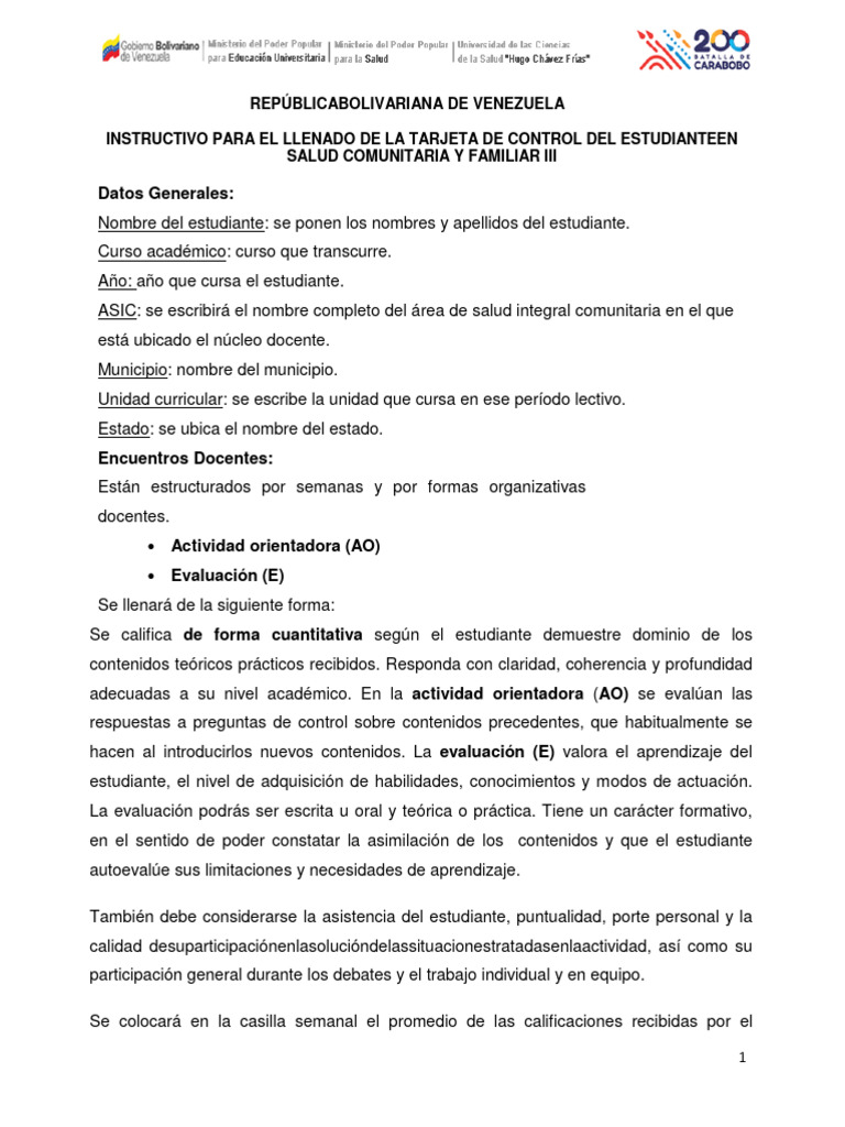 InstructivoMod - SCF III | PDF | Evaluación | Maestros