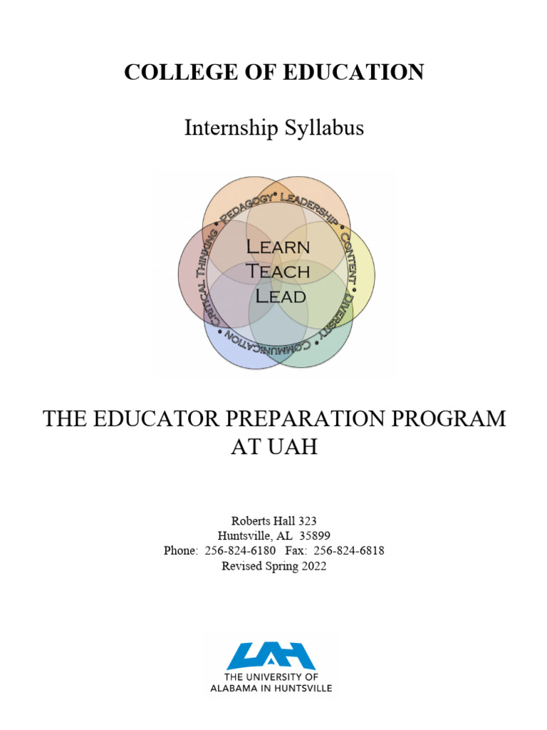 Teaching Internship Syllabus | PDF | Learning | Teachers