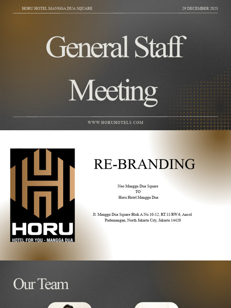 General Staff Meeting Pdf