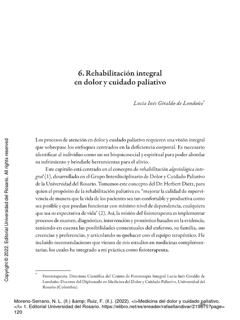 Dolor En Cuidados Paliativos Descargar Gratis Pdf Cuidados