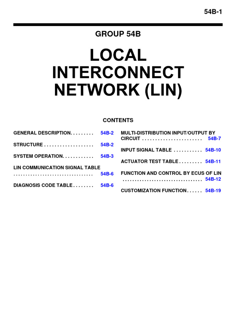 LIN Communication System Guide | PDF | Manufactured Goods | Automotive ...