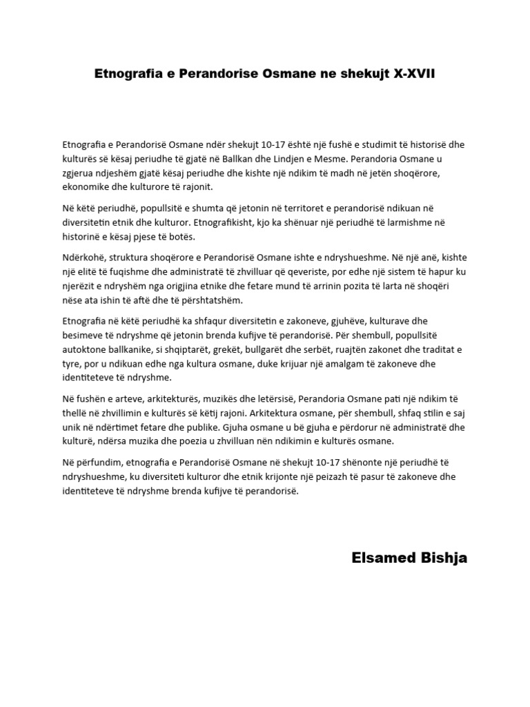 Projekt Histori Etnografia | PDF