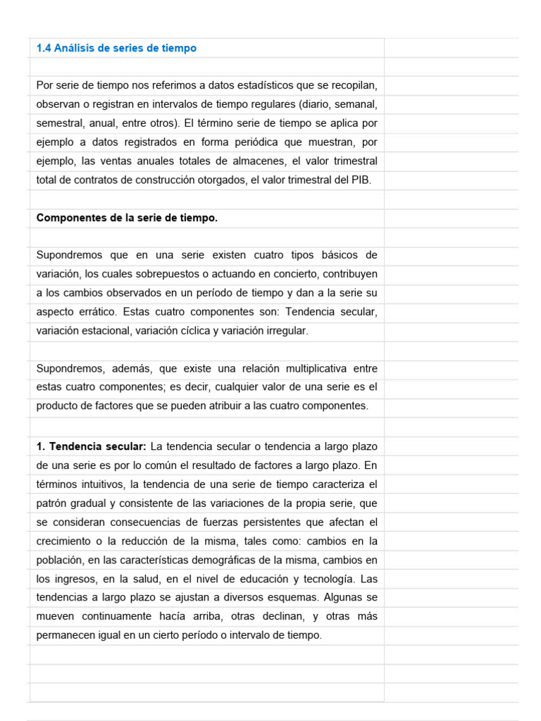 1.4 Análisis de Series de Tiempo | PDF | Series de tiempo