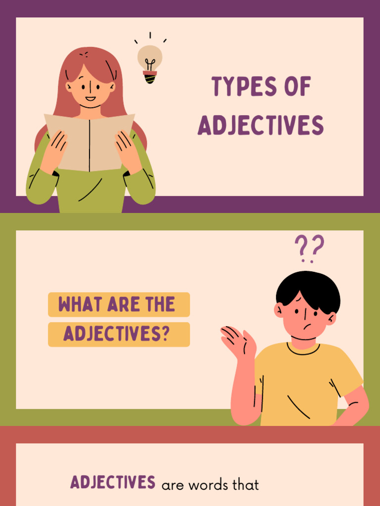 Types of Adjectives | PDF