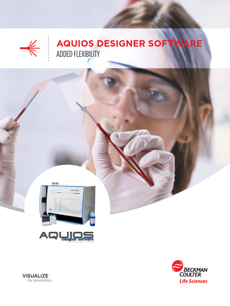 Flow Cytometry Aquios Designer Software Brochure US | PDF | Flow ...