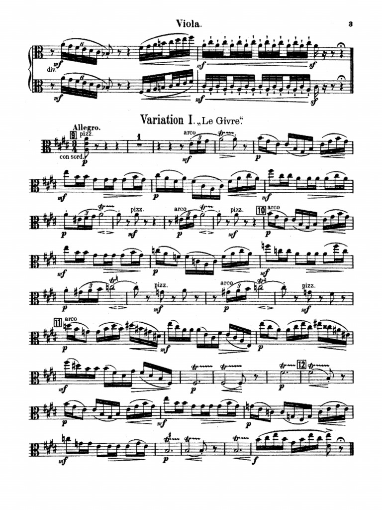 IMSLP695582-PMLP17139-Glazunov The Seasons, Op.67 - Violas | PDF