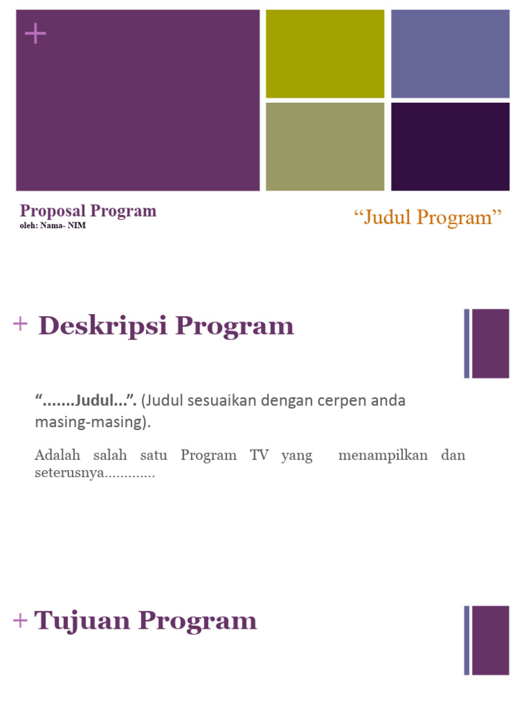 Contoh Proposal Manajemen Prod Media Tv Ta 21 22 Pdf