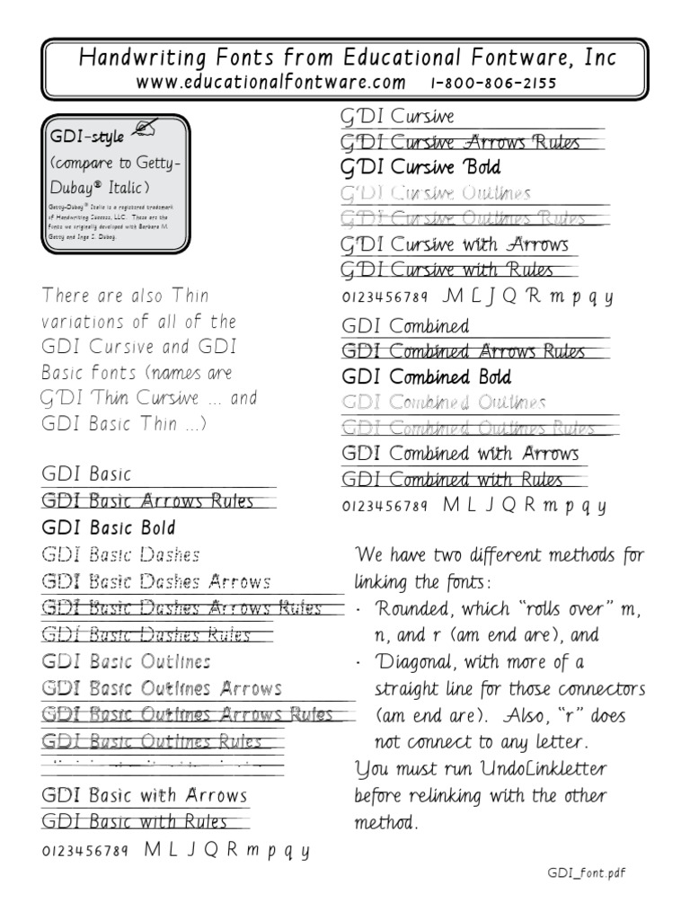 EFI GDI Fonts | PDF | Notation | Encodings