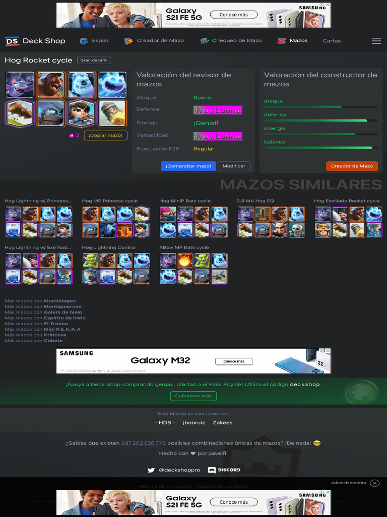 Hog Rocket Cycle ¡Los Mejores Mazos, Consejos, Guías y Tutoriales de ...