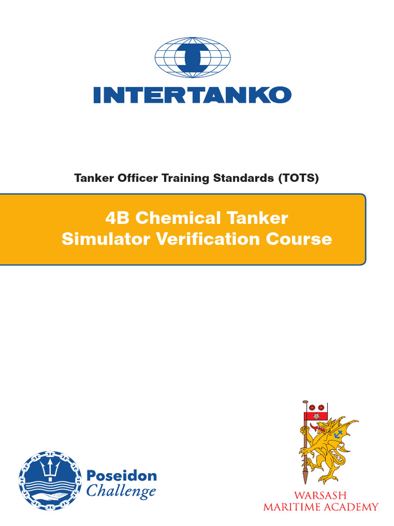 4B Chemical Tanker Simulator Verification Course | PDF | Oil Tanker ...