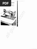 Singer 9020 Sewing Machine Manual | PDF | Sewing Machine | Seam (Sewing)