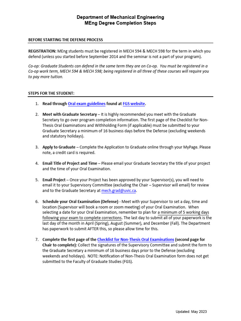 MEng Completion Steps Summer2023 | PDF | Thesis MEng Completion Steps Summer2023 | PDF | Thesis