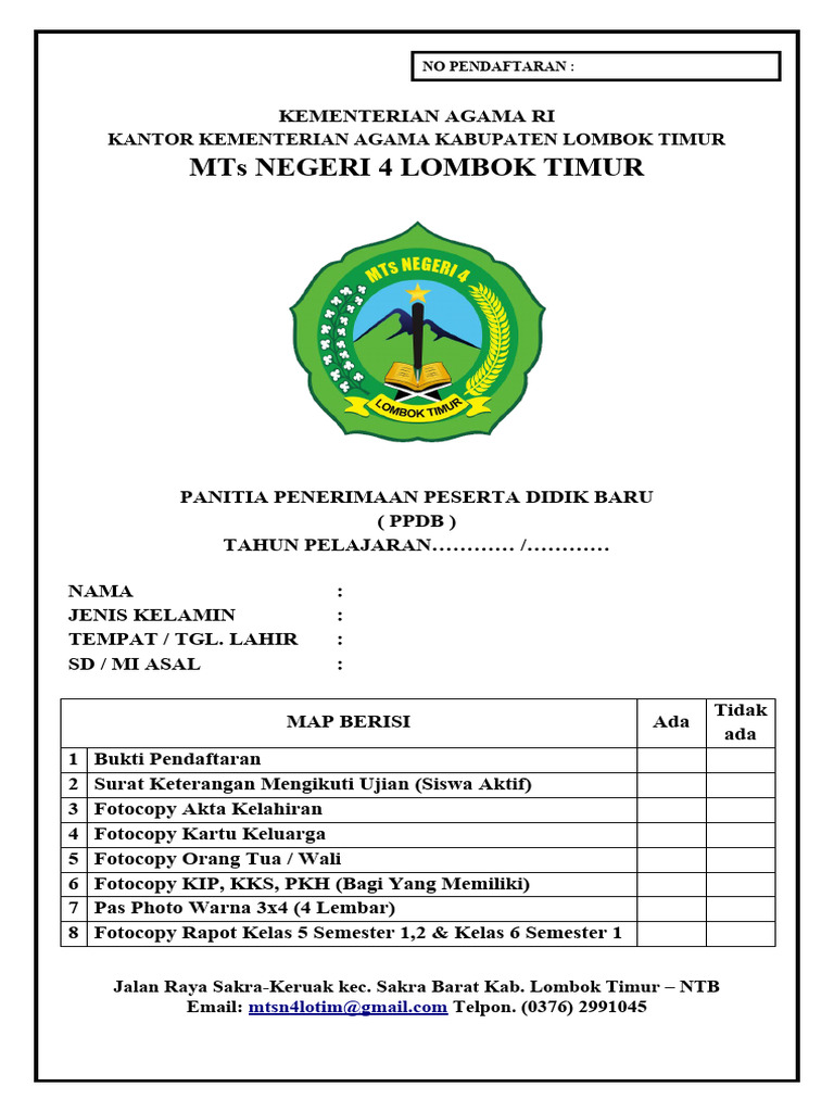 Cover Map PPDB | PDF