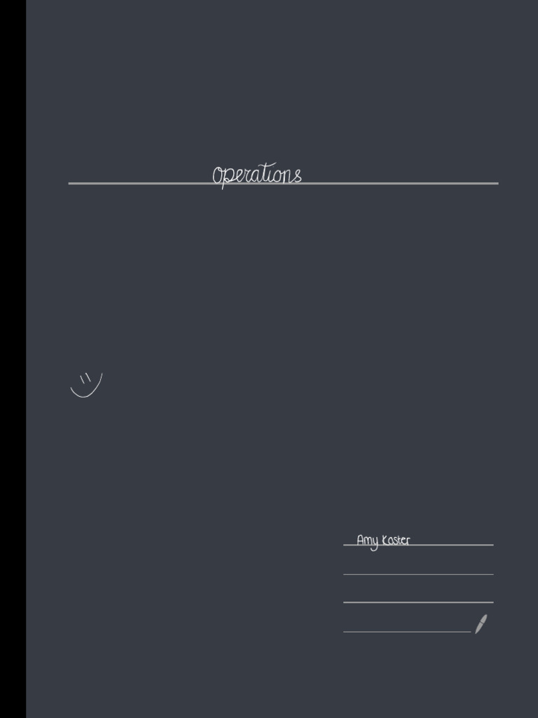 Operations | PDF