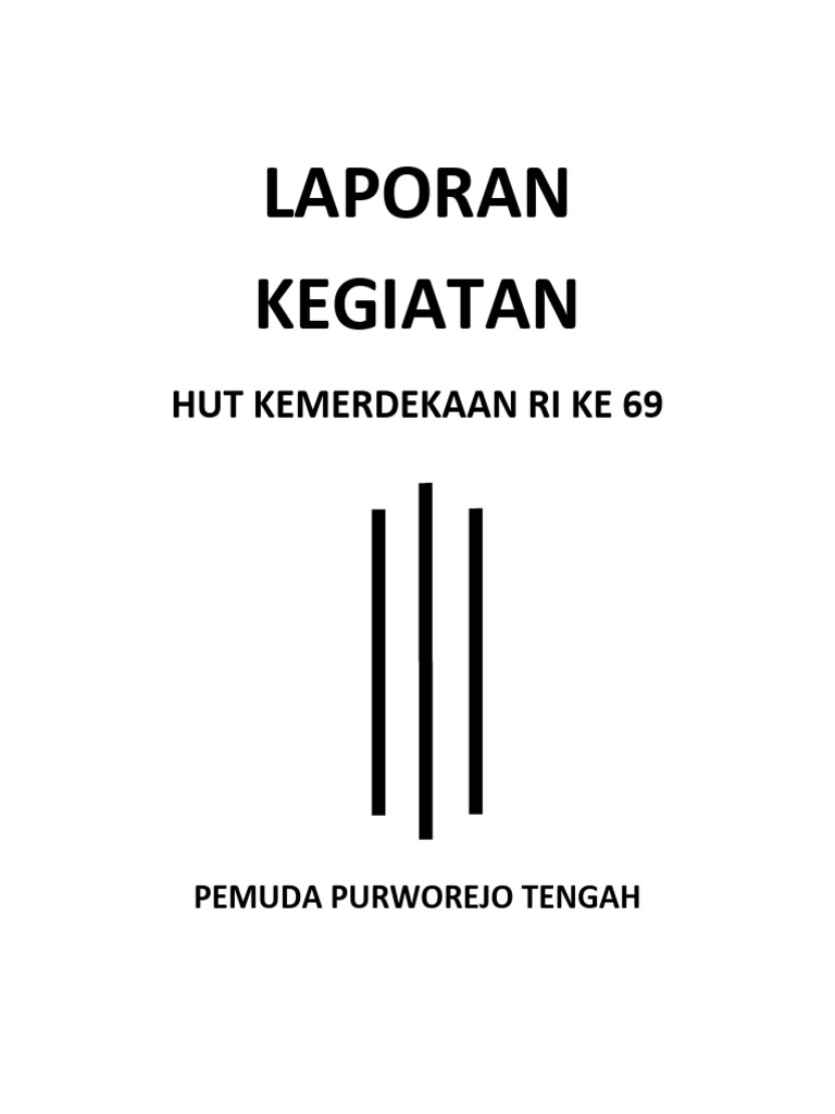 Laporan Kegiatan Hut Ri 69 | PDF