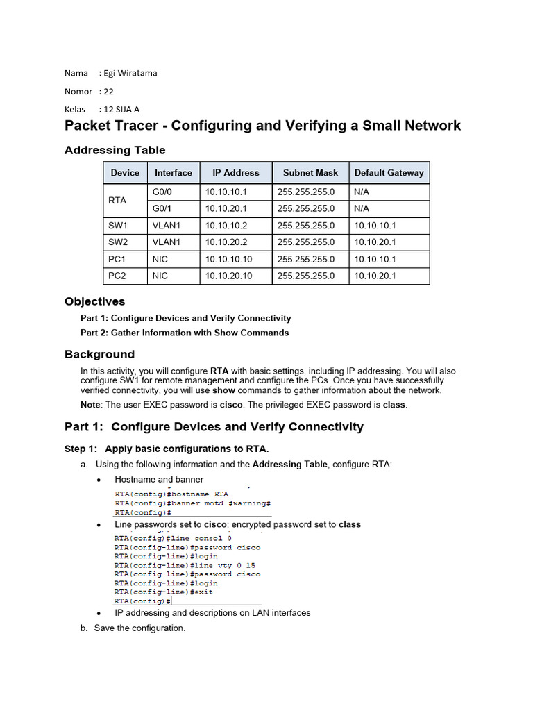 Small Network | Download Free PDF | Ip Address | Computer Network