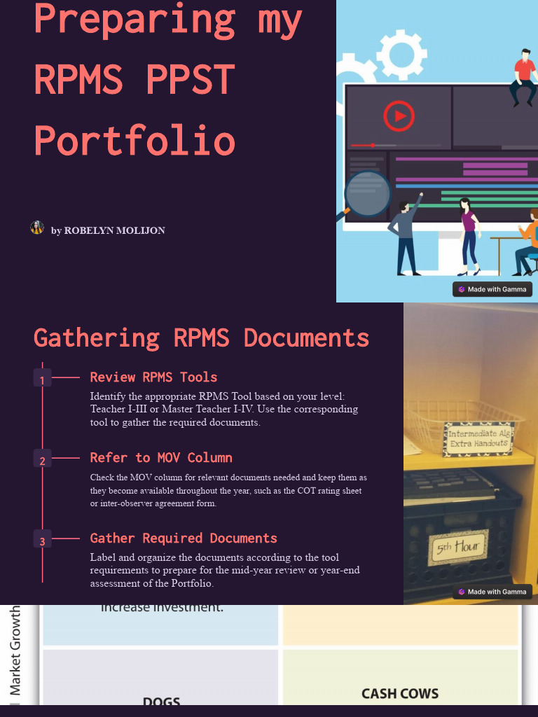 Gathering and Organizing RPMS Portfolio Documents | PDF | Annotation ...