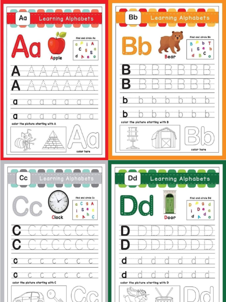 Alphabet Tracing | PDF