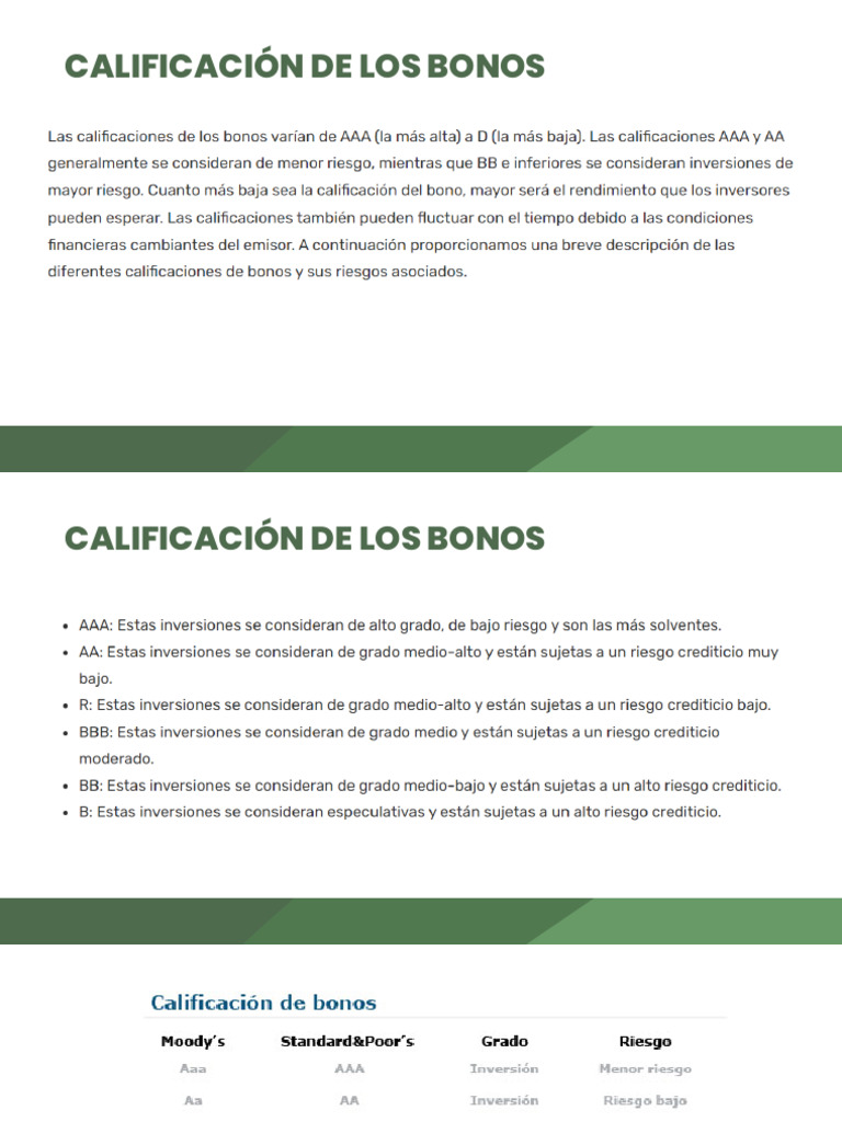 Tarea de Bonos | PDF