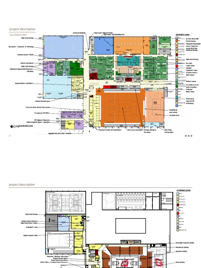Nemzek Revitalization Predesign 2021 - Floor Plans | PDF