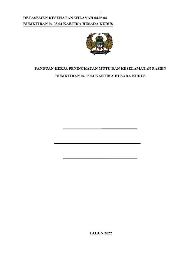 Program Kerja PMKP 3 | PDF | Bisnis