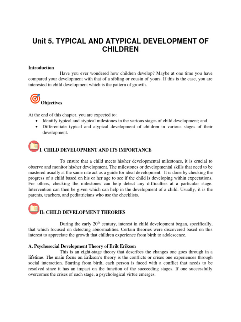 Unit-5 060607 | PDF | Cognitive Development | Child Development