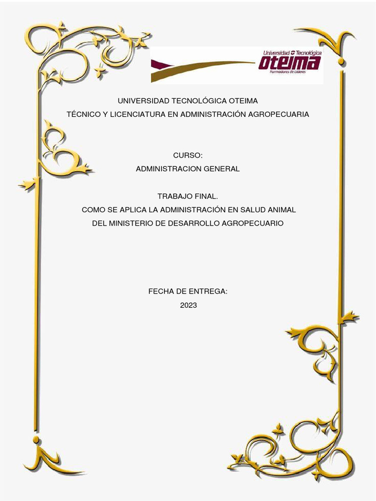 Administracion General | PDF | Agricultura | Ministerio (Departamento ...