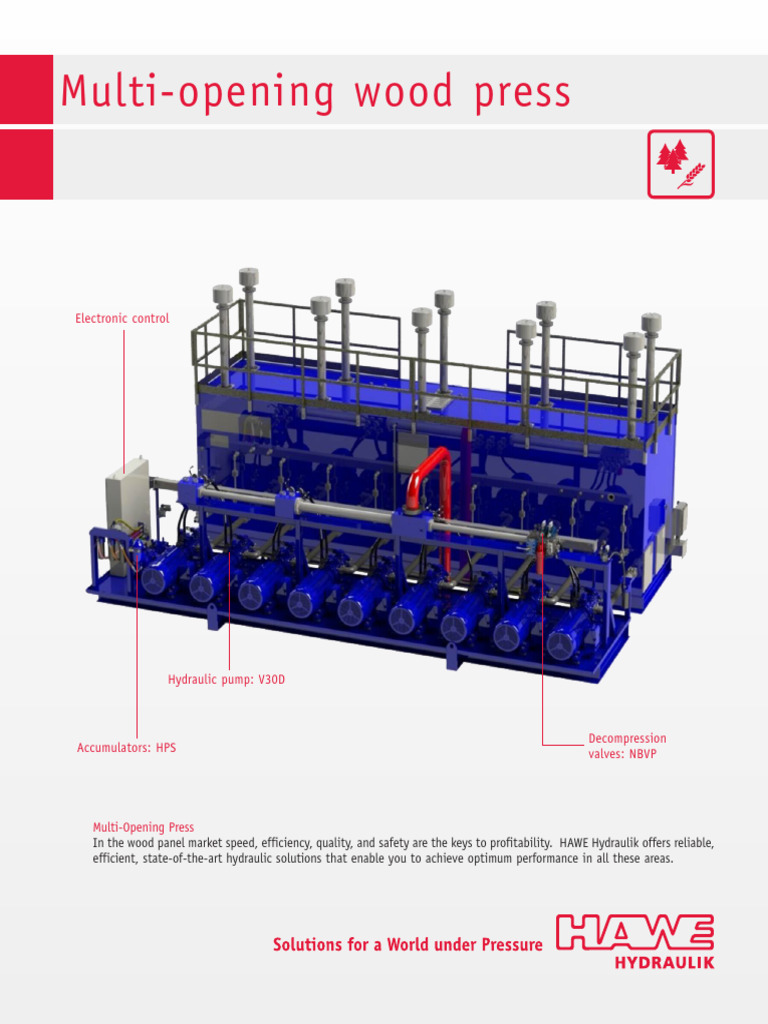 Hydraulic Solutions for Wood Presses | PDF | Pump | Valve